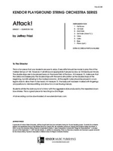 Attack! – Full Score – Kendor Music Publishing