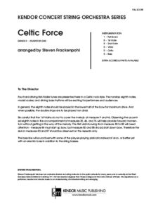 Celtic Force – Kendor Music Publishing