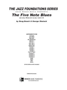 The Five Note Blues – Full Score – Kendor Music Publishing
