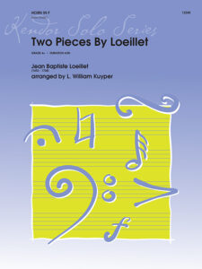 Two Pieces By Loeillet – Kendor Music Publishing