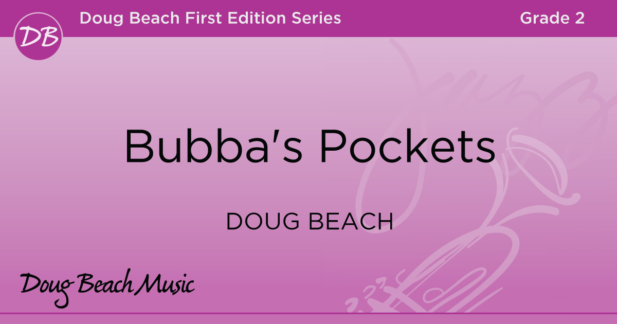 Bubba’s Pockets – Full Score – Kendor Music Publishing